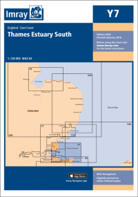 Imray Chart Y7 Thames Estuary South – Whitstable Marine