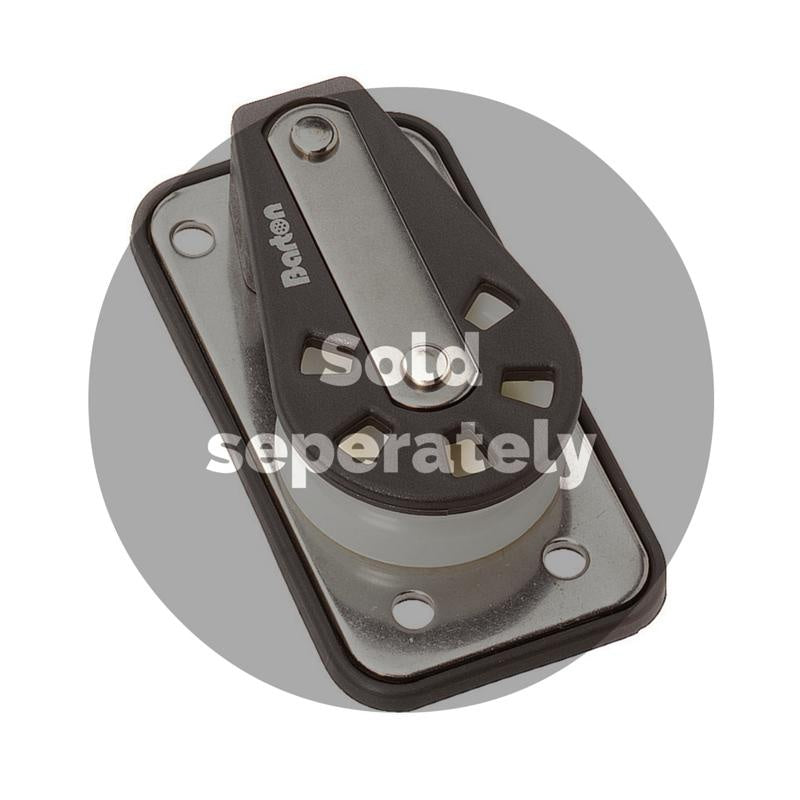 Barton Curved Backing Plate for Cheek Block, Size 2 – Whitstable Marine