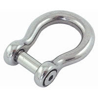 Stainless Steel Flush Head Bow Shackle with Allen Key Pin & Forged Pin ...