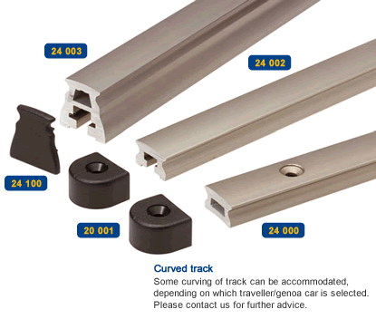 Barton Sliding Bolt Track for Mainsheet or Genoa – Whitstable Marine