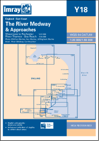 Imray Chart Y18 River Medway - Thames Sea Reach – Whitstable Marine